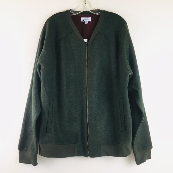Goodfellow & Co | Jackets & Coats | Goodfellow Co Zip Green Classic ...